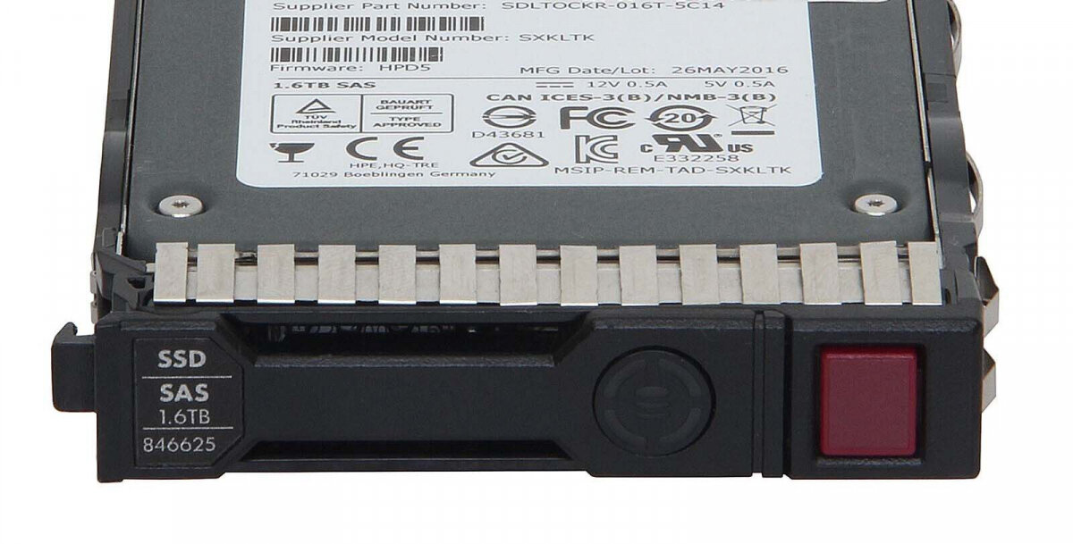Жесткий диск HP 846625-001 1,6Tb SAS 2,5" SSD