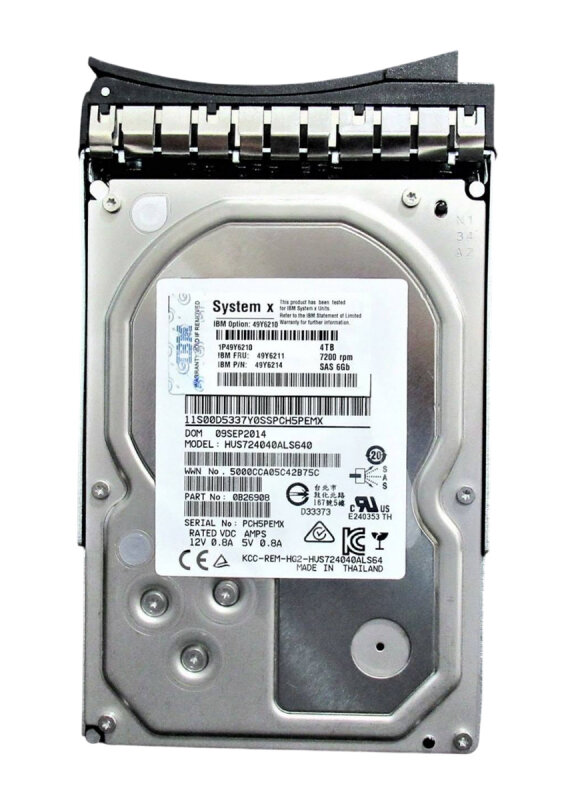 Жесткий диск IBM 0B26908 4TB SAS 3,5" HDD