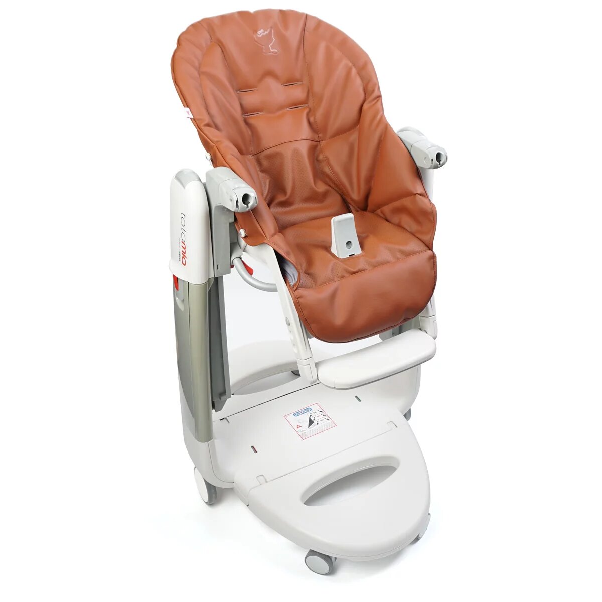Чехол из эко-кожи с перфорацией на стульчик Peg-Perego Tatamia Коричневый Farla PPTAir-Brown