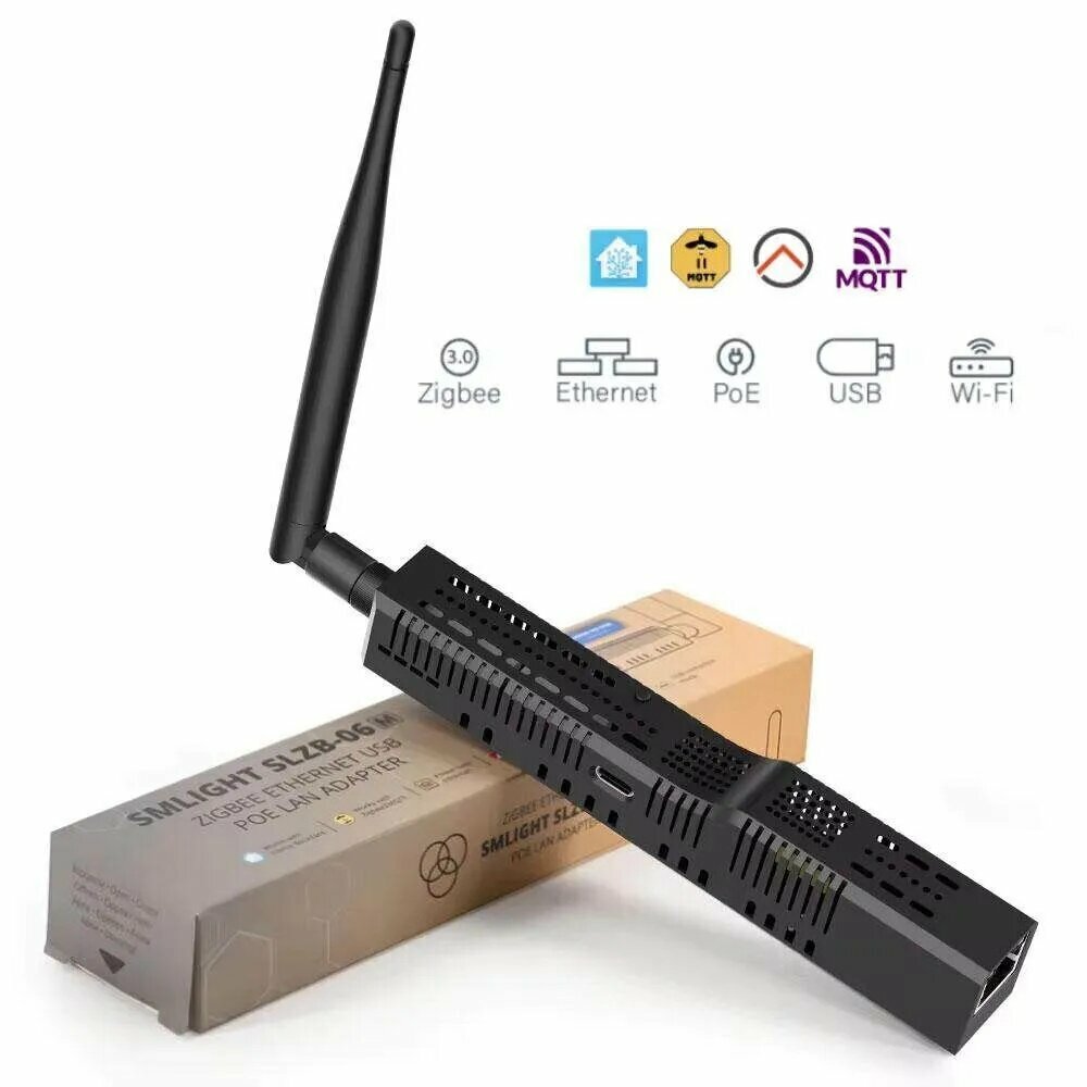 SMLIGHT SLZB-06MU Zigbee 3.0 to Ethernet USB WiFi шлюз с PoE Coordinator