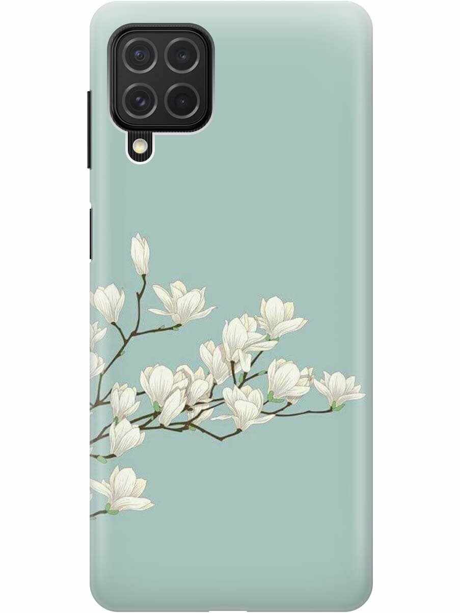 Чехол - накладка ArtColor для Samsung Galaxy M62 с принтом "Сакура на голубом"