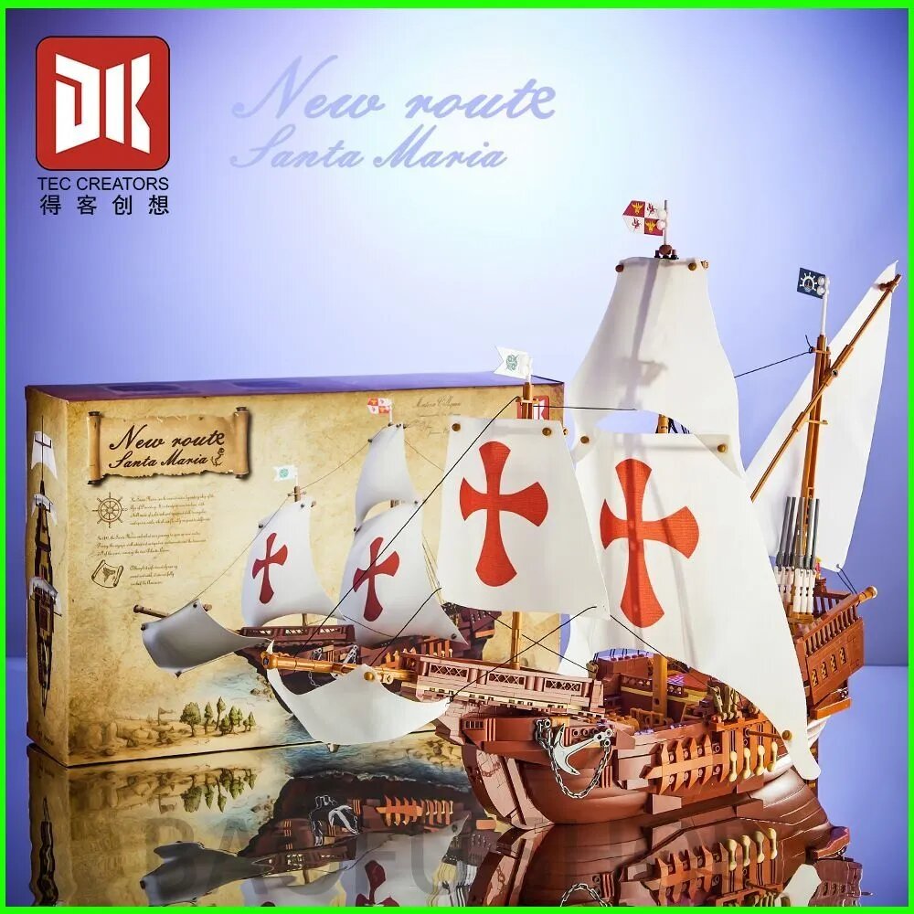 Конструктор TEC CREATORS Santa Maria модель корабля из пластика для сборки