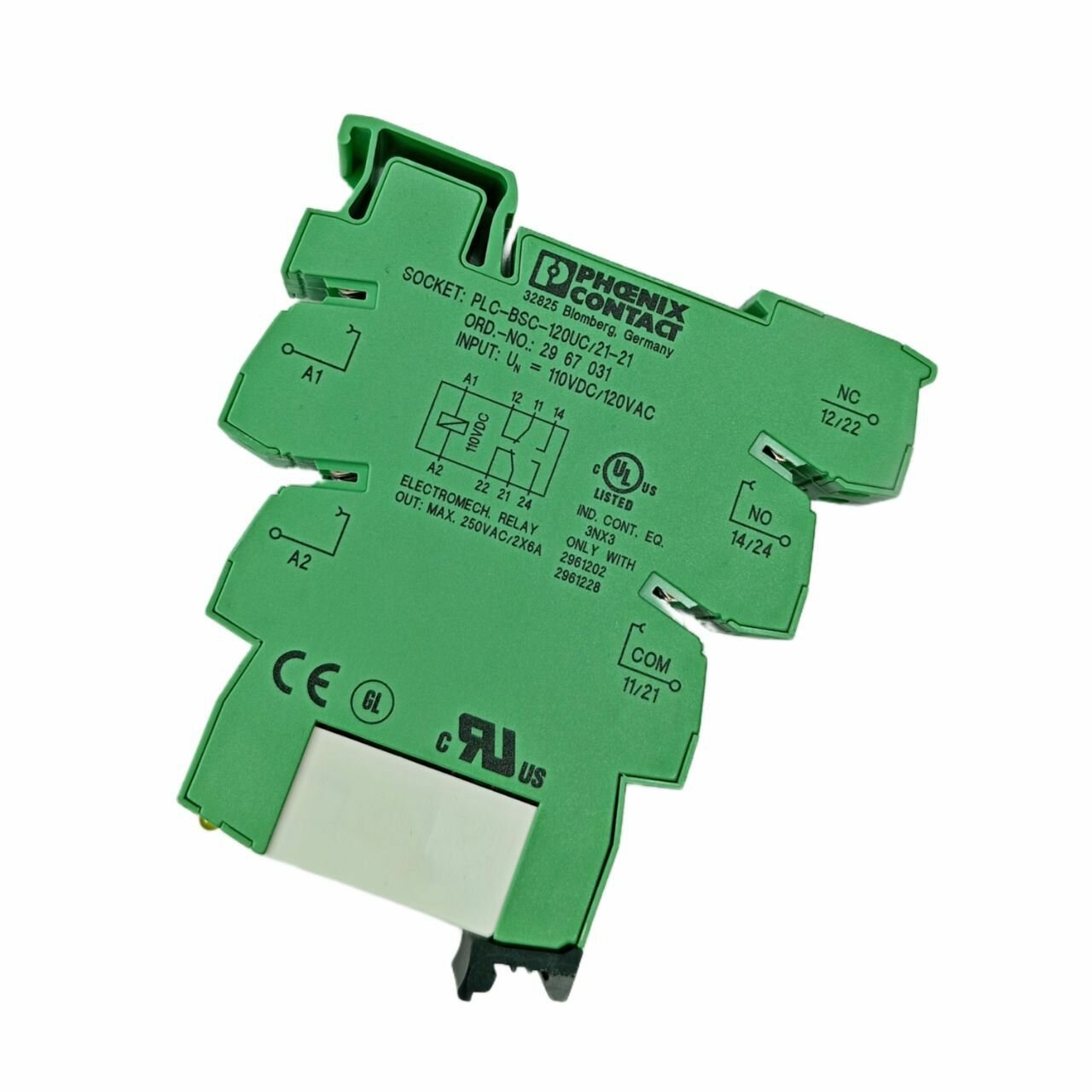 1 шт PLC-RSC-120UC/21-21 Релейный модуль 2967086 Phoenix Contact