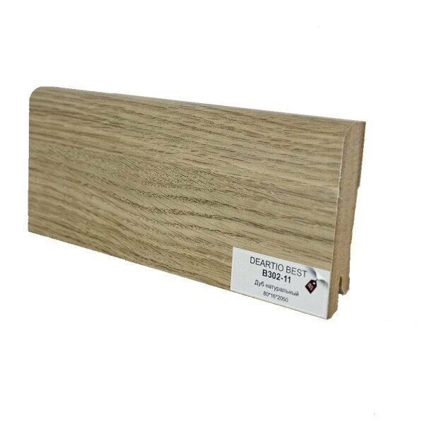 Плинтус Deartio Best Дуб натуральный B302-11, 1 шт.
