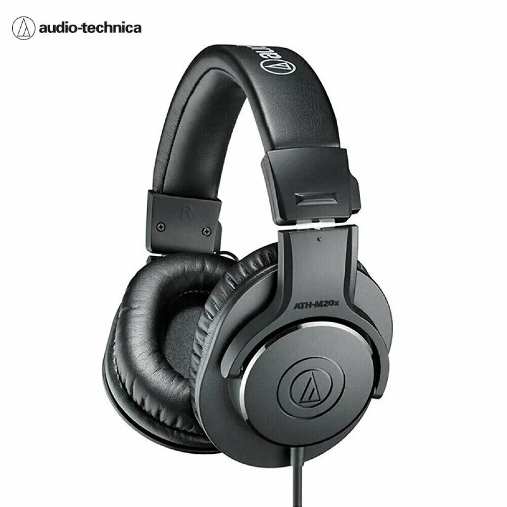 Студийные наушники Audio-Technica M20x ATH, проводные, складные, черные