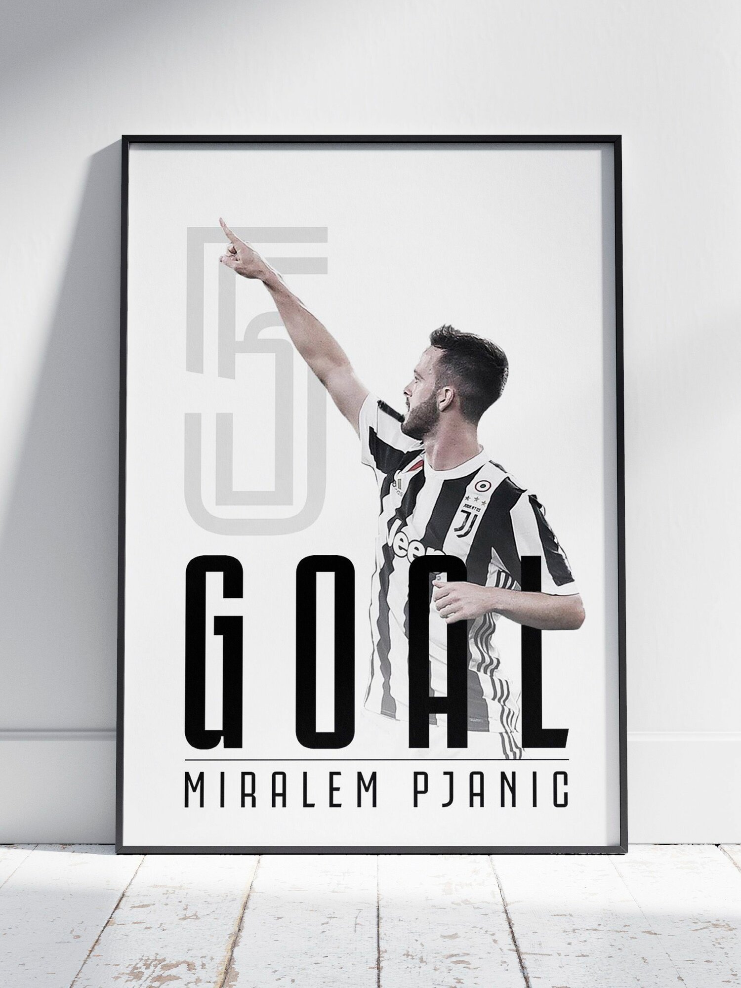 Плакат на стену для интерьера Полузащитники Футбол (Миралем Пьянич - Miralem Pjanic 3) - Постер по спорту и физической активности формата A3 (30x42 см)