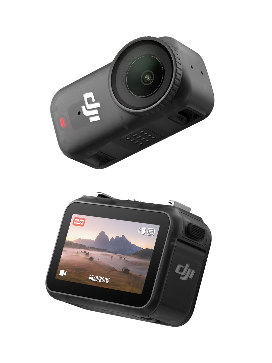 Влогинг камеры DJI Osmo Nano Standard Combo (128GB) Black, Небольшой 4K / 60fps, 1 / 1.3 "Датчик, 143 ° Wide FOV Видео