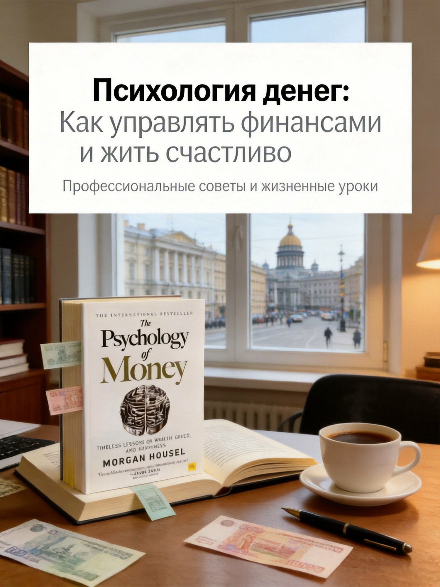 Книга Психология денег, как управлять деньгами, принимать решения и избегать финансовых ошибок