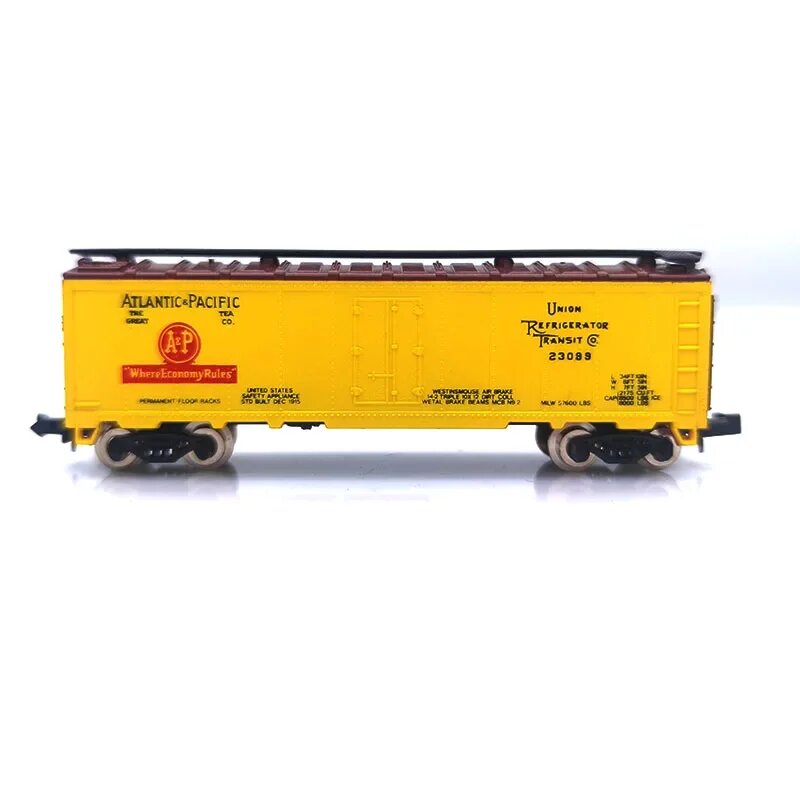 Модель поезда Atlantic Pacific, желтый рефрижератор 1:160, Color: F