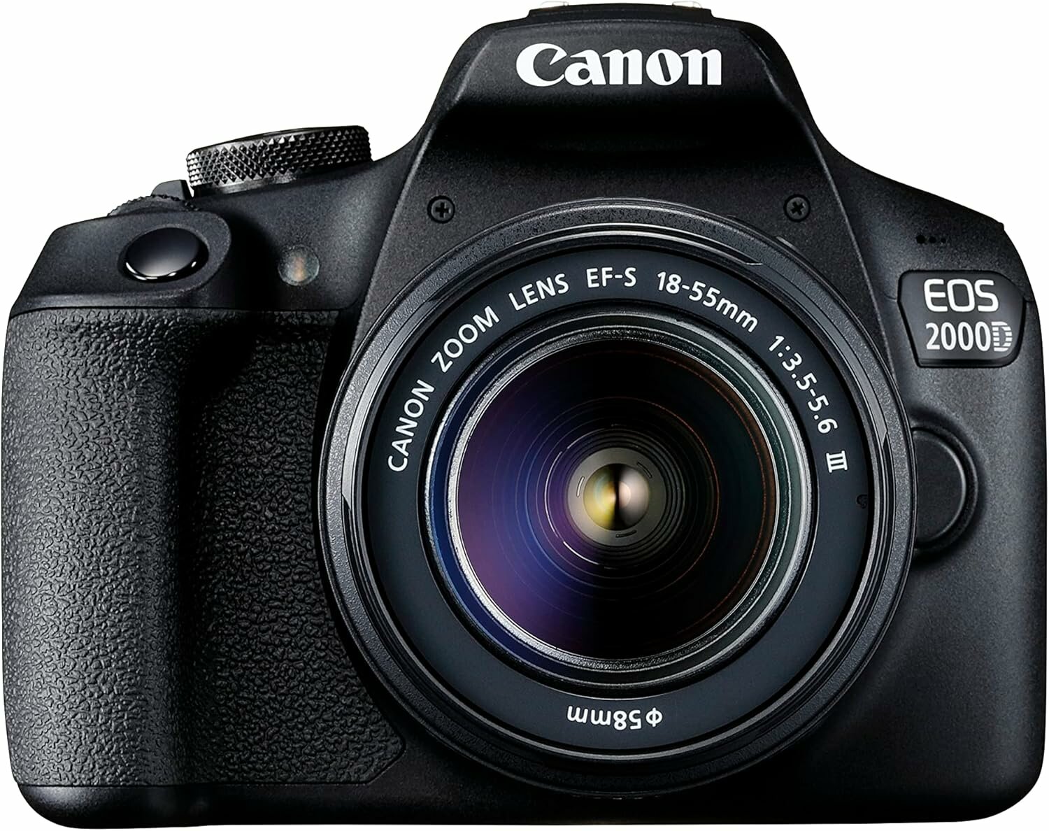 Фотоаппарат Canon EOS 2000D Kit EF-S 18-55mm f/3.5-5.6 III, черный