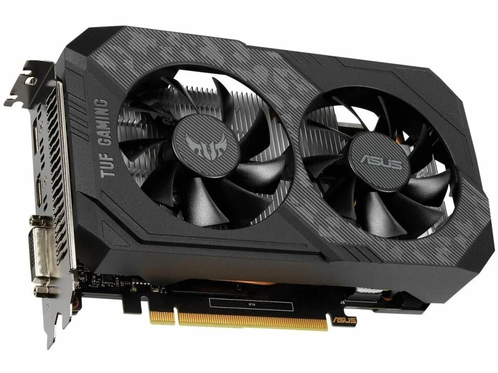 Видеокарта ASUS TUF GTX 1650 OC Gaming GeForce Edition 4GB GDDR6 PCI Express 3.0 Video Card TUF-GTX1650-O4GD6-P-GAMING