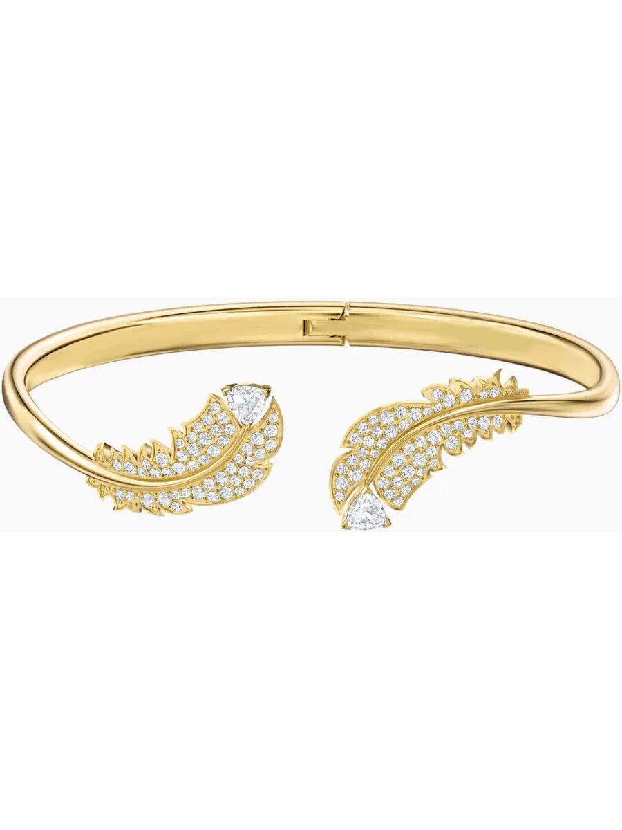 Незамкнутый браслет, кристаллы Swarovski