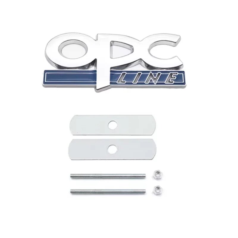 OPC Line эмблема на решетку, silver blue