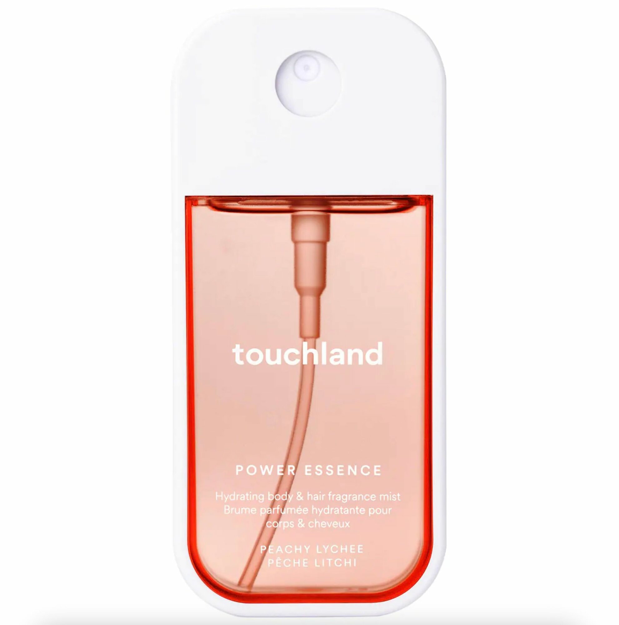 Touchland Парфюмированный мист для тела Peachy Lychee Power Essence Body & Hair Fragrance Mist 60 мл