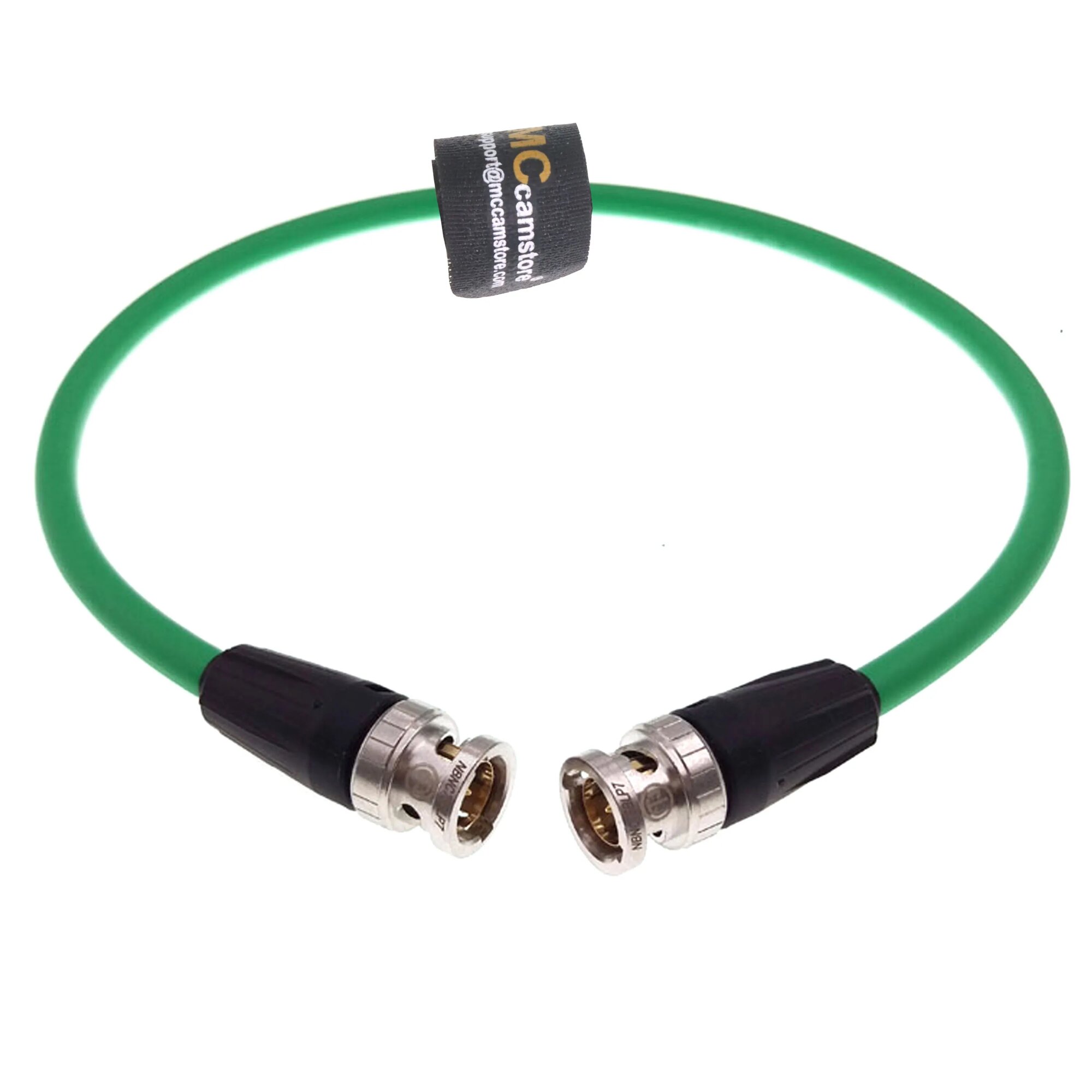 Видеокабель HD-SDI MCCAMSTORE, 100cm, Green