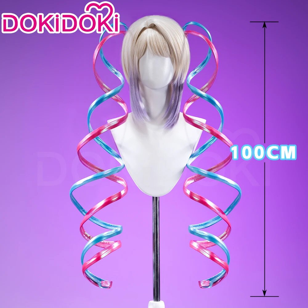 Белый парик KAngel Ame-chan 100cm Ribbon Ver2