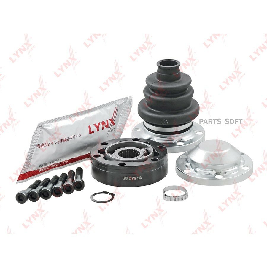Шрус внутренний AUDI A3 2.0-3.2 03-12 / TT 2.0 06-10 SKODA Octavia(1Z) 1.6D-2.0D 04-13 VW Bora 1.8-2.8 00-05 / Caddy III 1.2-2.0D 05-15 / Golf IV-VI 1.8-2.8 00-13 / Jetta III 1.4-2.0 05-10 / Passat 1.4-3.6 05-10 / Touran 2.0D 03-10 LYNXAUTO CI3749