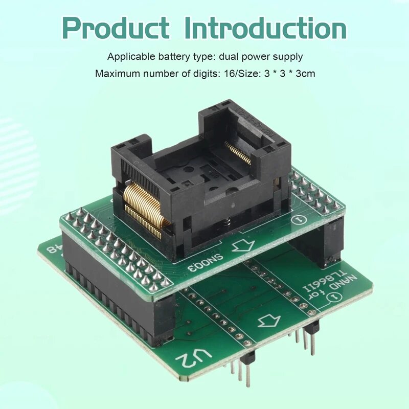 Адаптер Tsop48 для программирования Xgecu Minipro Tl866ii Plus