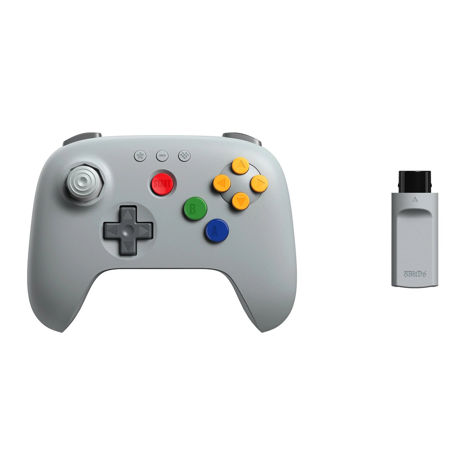 8BitDo N64 беспроводной геймпад серый