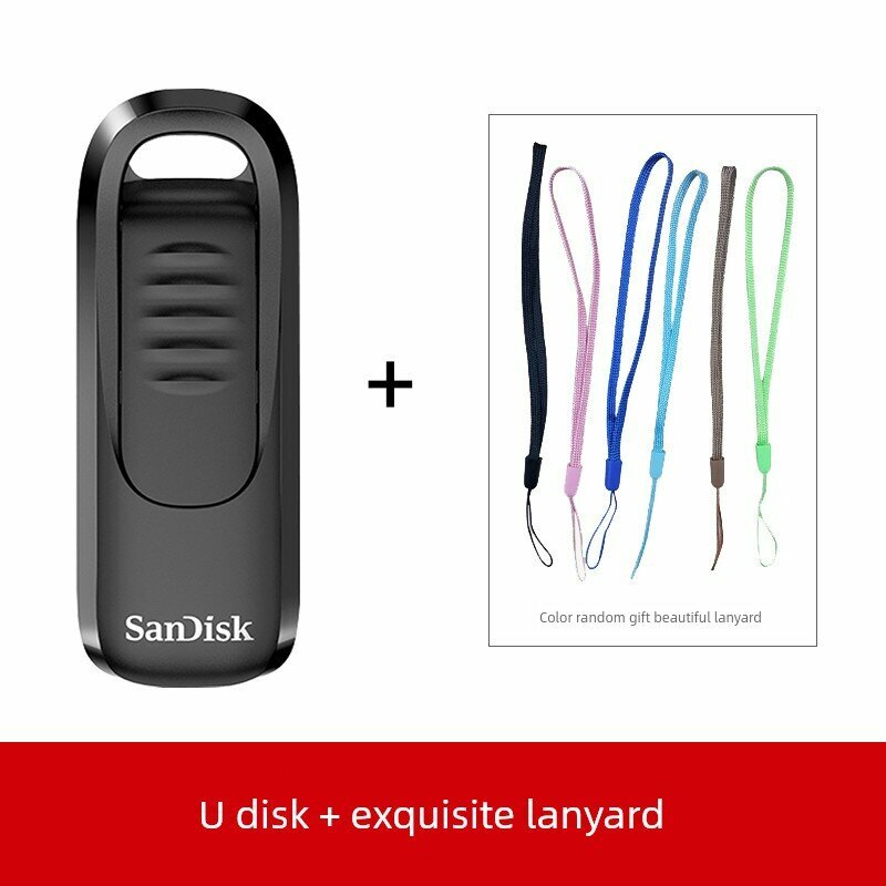 SanDisk CZ480 Одиночный Type-C USB 3.1 Флешка 64 ГБ для Android и ПК без USB-A