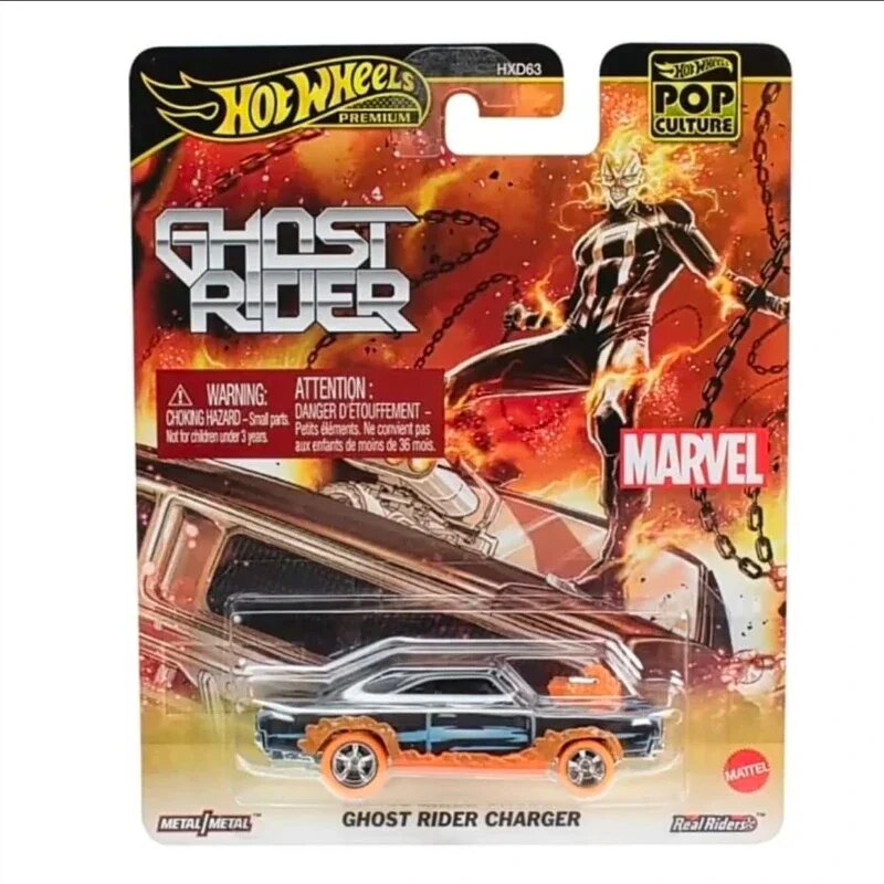 Hot Wheels Премиум Ghost Rider Charger 1/64
