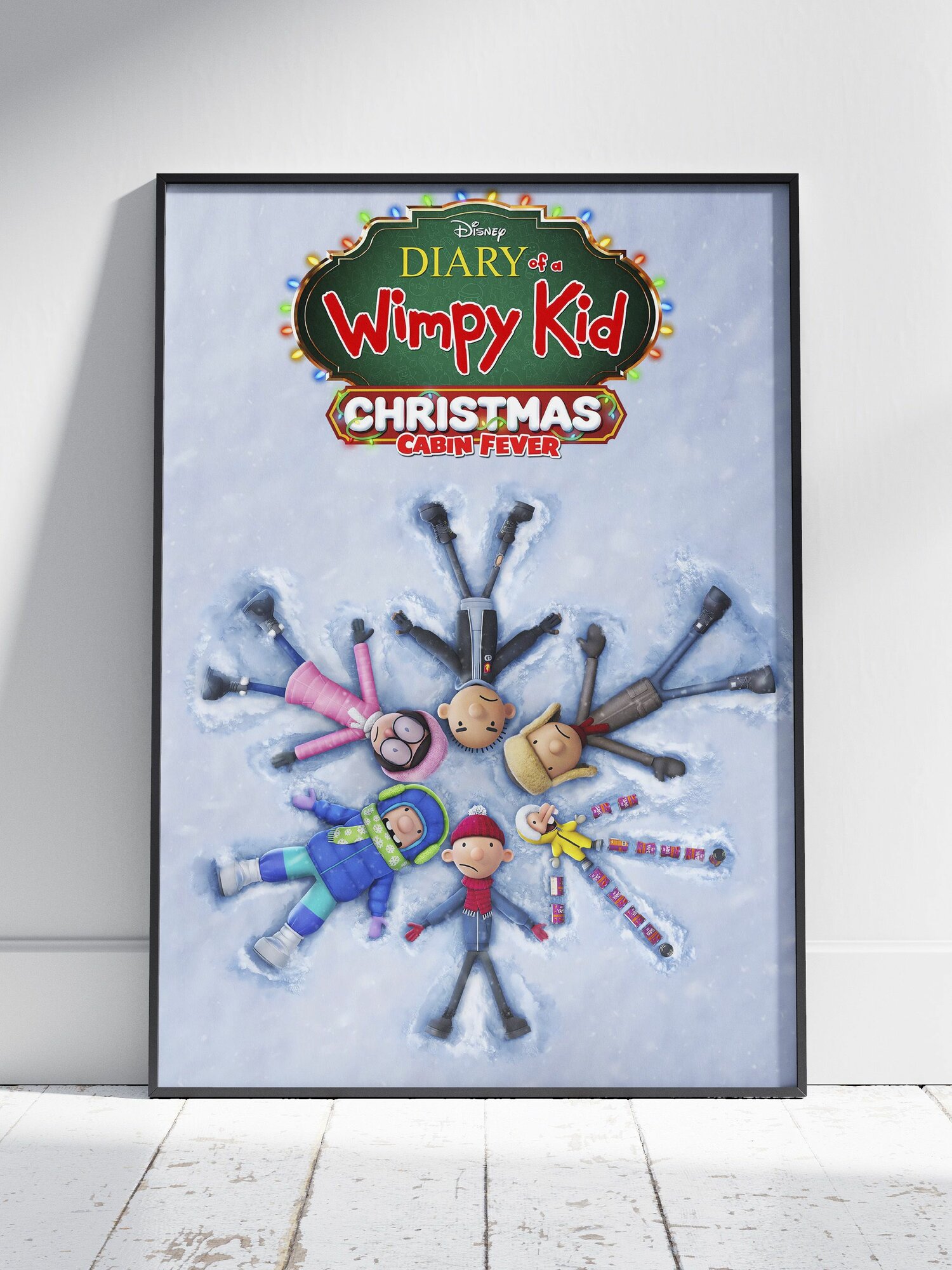 Плакат на стену для интерьера Дневник слабака (Diary Wimpy Kid 1) - Постер по фильму кино формата А3 (30x42 см)