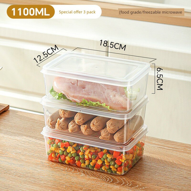Кухонный контейнер для хранения продуктов, пригодный для использования в микроволновой печи, термостойкий,