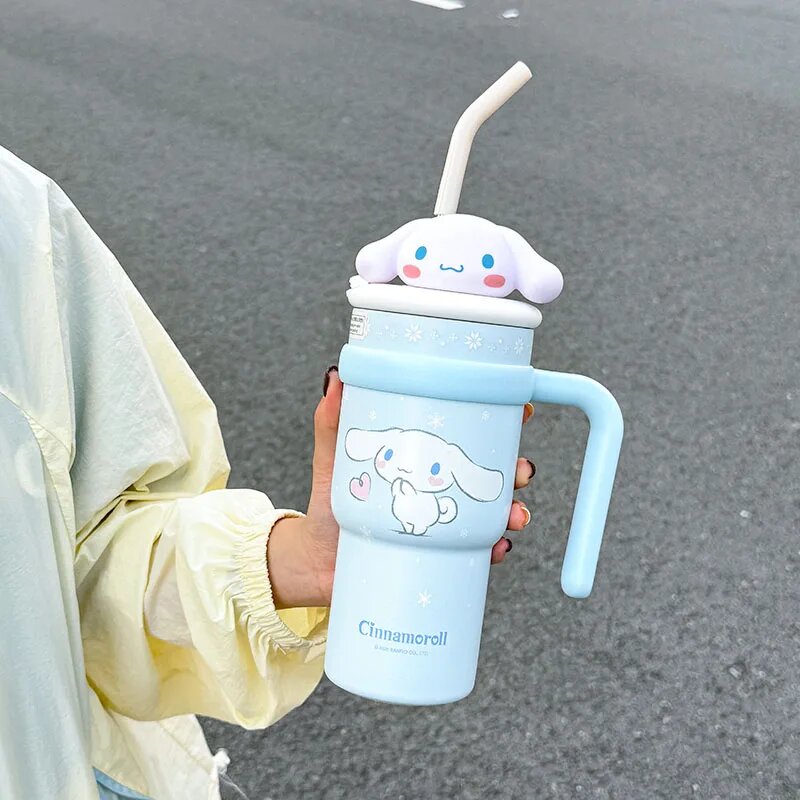 Термокружка Sanrio Cinnamoroll, светло-голубая, 700 мл