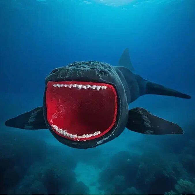 Морской монстр гигантский Блюберд 3D-печатная фигурка, серия Deep Sea Voyage