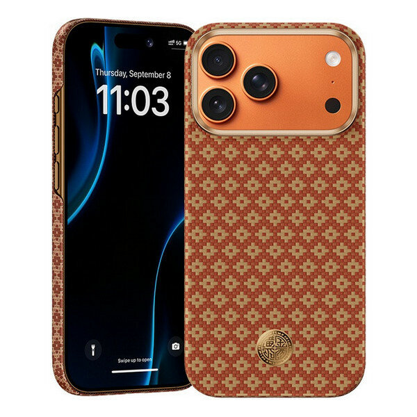 Чехол Benks ArmorGrid ArmorAir Case built with Kevlar для iPhone 17 Pro Max 6.9" (C. K. FL. AP. GD. H070) Fortune Orange