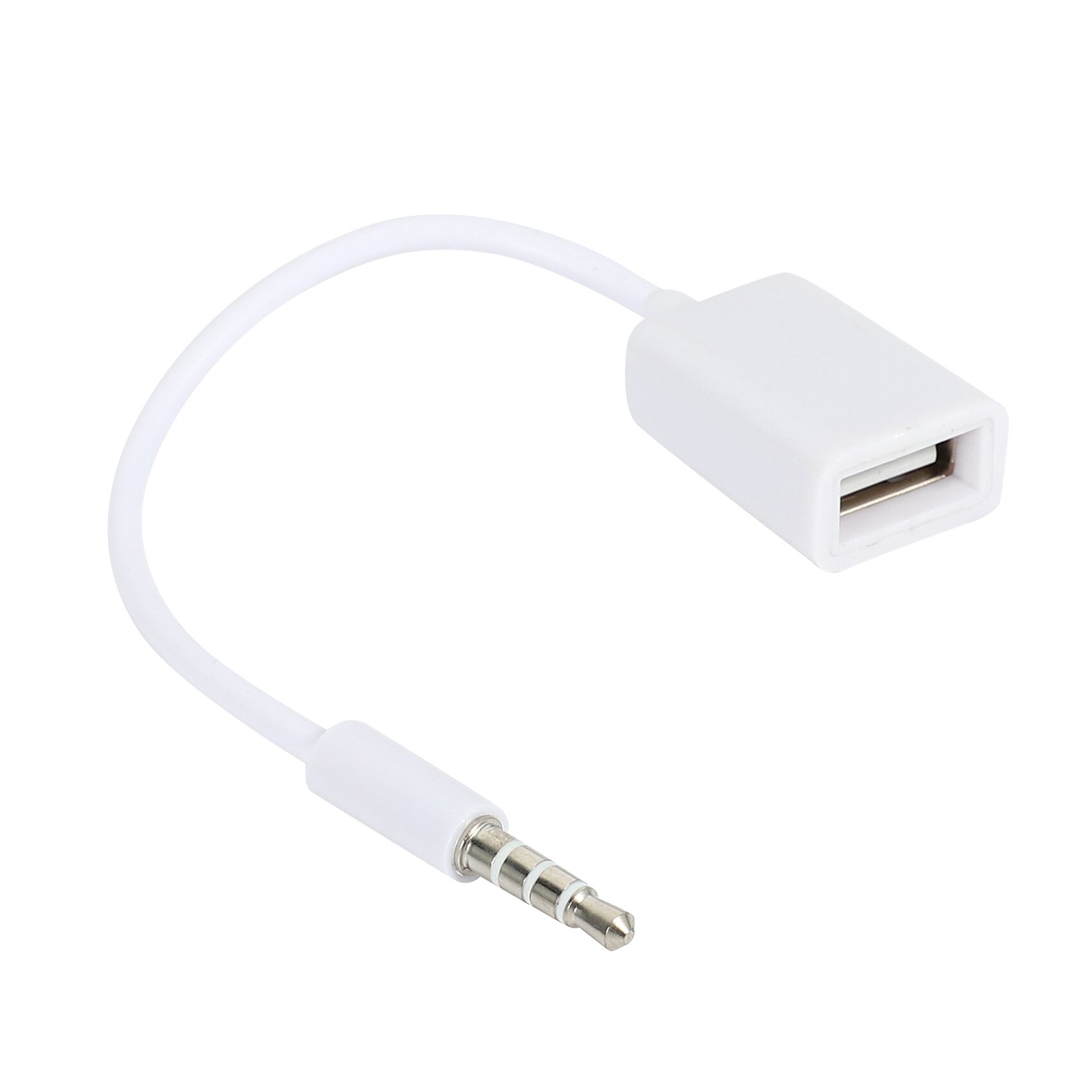 3,5 мм штекер AUX аудио штекер разъем для USB 2.0 гнездо конвертер кабель шнур автомобильный MP3