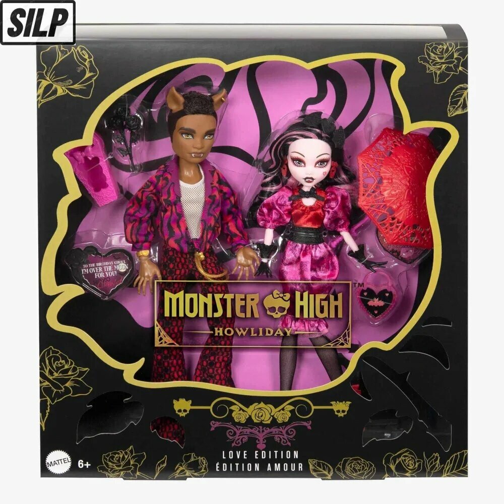 Кукла Monster High Дракулаура и Когтистый Волк, издание Howliday Love , HRP83