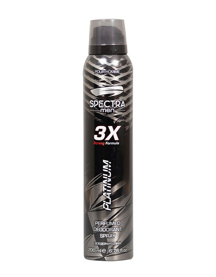 SPECTRA Дезодорант спрей мужской Platinium, 200 мл