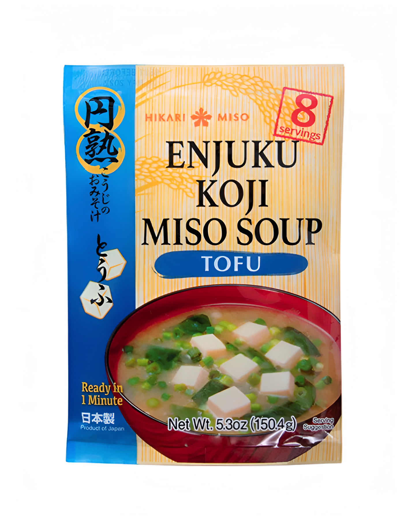Мисо-суп "Hikari Miso", с тофу, упаковка 150г, 8 порций, без ГМО
