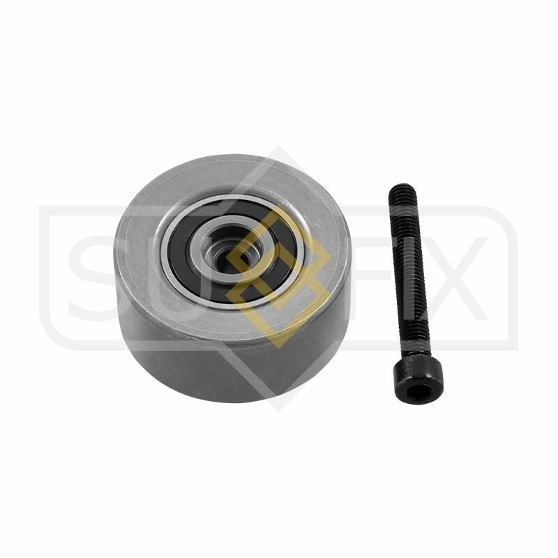SUFIX Ролик обводной ремня ГРМ для CHEVROLET Aveo 1.4-1.6 08> , Cruze 1.6-1.8 09> , Orlando 1.8 11>, OPEL Astra G-H 1.6-1.8 00> , Astra J 1.6 09> , Corsa D 1.6 07> , Insignia 1.6-1.8 08> , Meriva 1.6