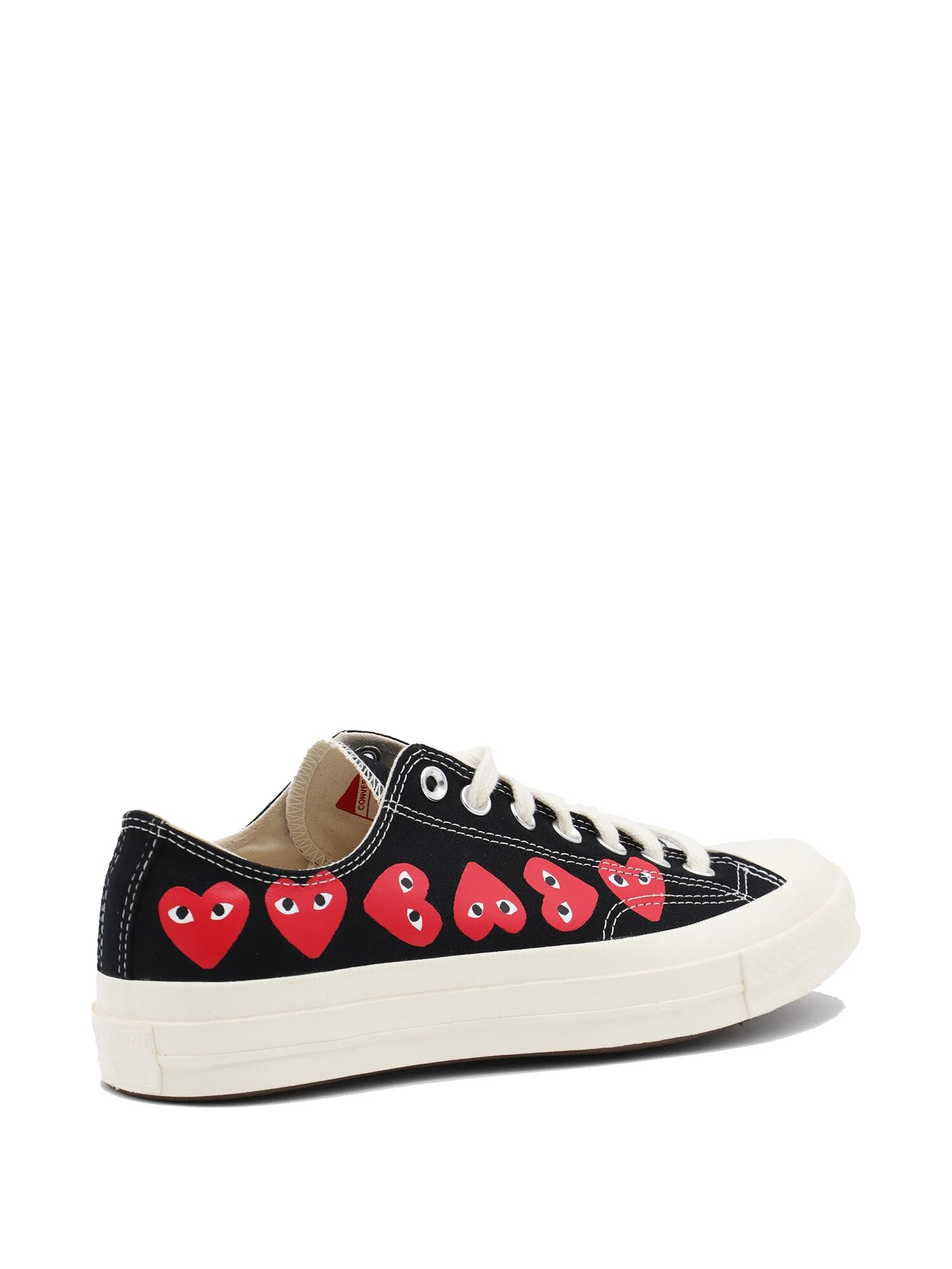 Кроссовки CONVERSE х Comme des Garcons PLAY Heart-print sneakers, размер 10 — фото 1