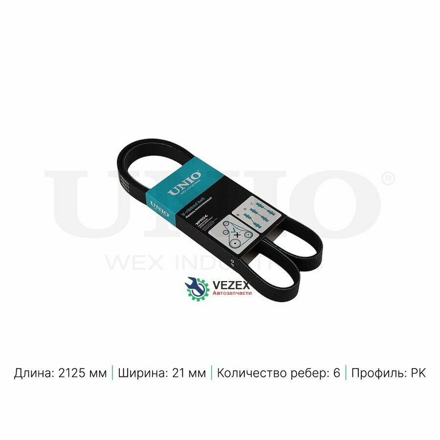 UNIO BLT-6PK2125 Ремень поликлиновой