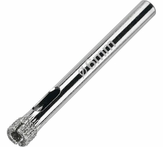 Коронка алмазная по керамограниту и керамике 6 мм / 2 шт. Diamond Industrial DIDCSC006