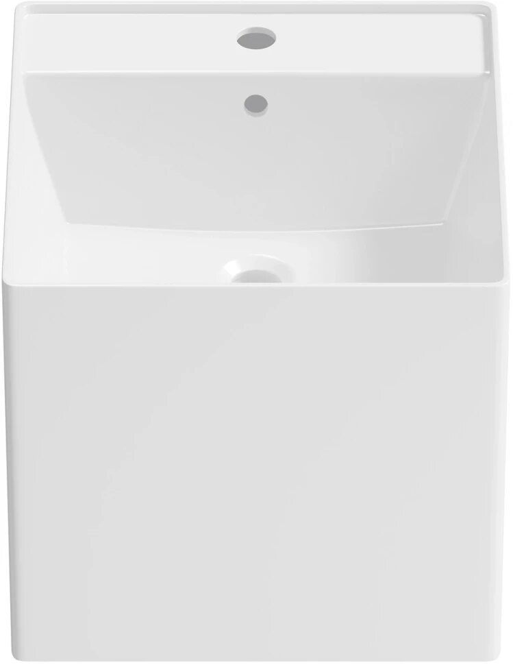 Раковина Wellsee M1 Limited Edition 31880400S 42x42 см, подвесная, белый