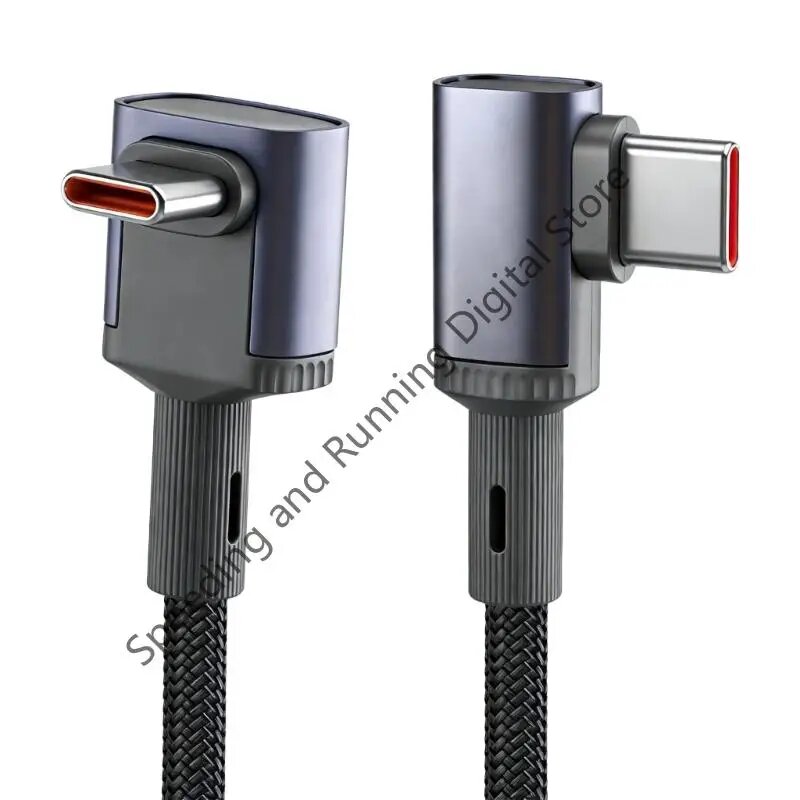USB-C кабель 240Вт, 25cm, серый