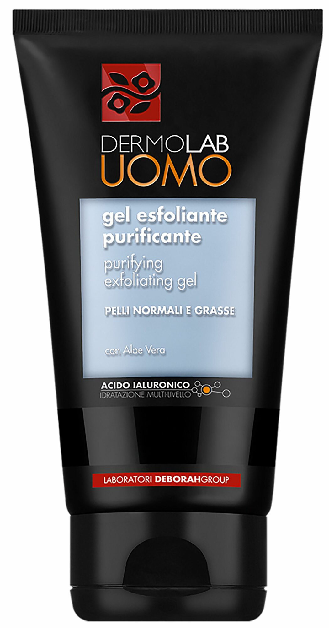 Deborah Dermolab Гель для лица мужской эксфолиант отшелушивающий PURIFYING EXFOLIATING GEL 150 мл