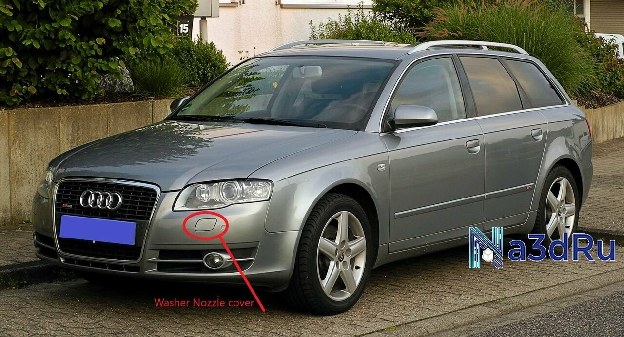 Заглушка омывателя фар AUDI A4 B7, Фуди а4 б7 (13485956571)