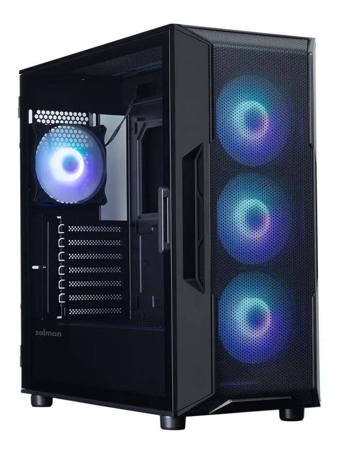 Корпус для ПК Zalman i3 NEO ARGB V2 Black черный, Mid Tower без блока питания