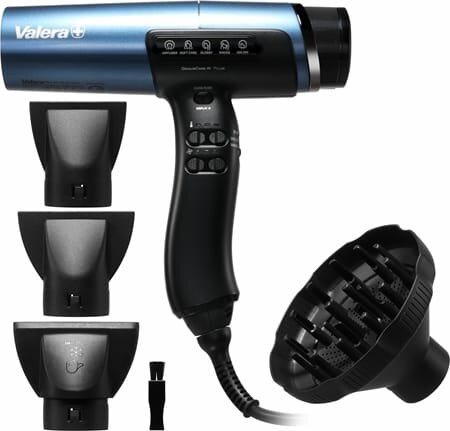 Фен для волос Valera Genius Care AI Pulse Pacific Blue Metallic, серебристый, 1 шт