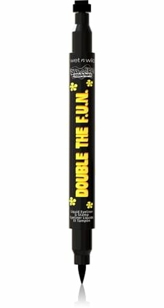 Подводка для глаз Wet n Wild SpongeBob SquarePants Double The F.U.N. Liquid Eyeliner & Stamp, оттенок Best Day Ever, 1,2 мл