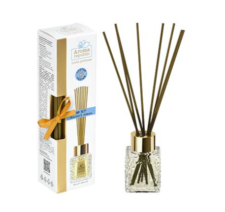 Ароматический диффузор Aroma Republic №57 Sultan's dream, в стеклянном флаконе, 50 мл