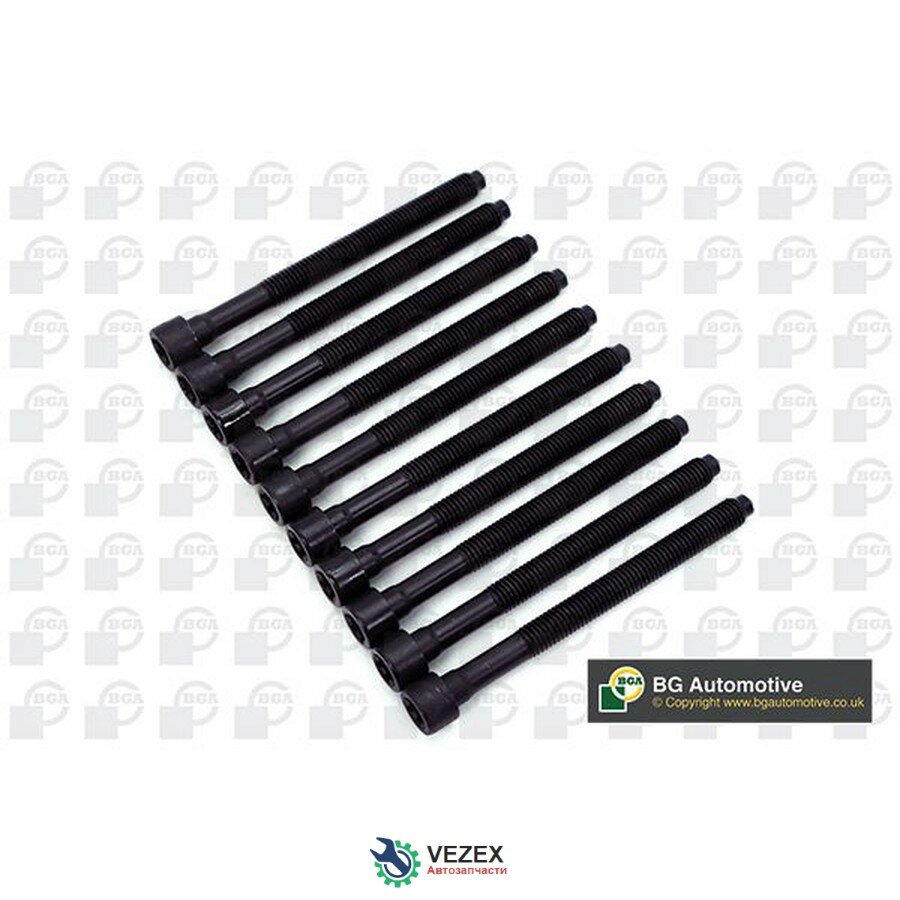 BGA BK3346 к-кт болтов ГБЦ! 10шт.\ VW Golf/Passat, Audi A4/A6 2.0TFSi 04>