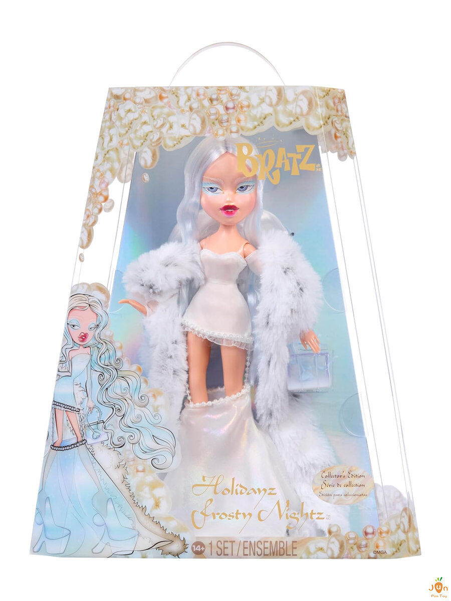 Братц кукла хлоя Мода с аксессуарами / Bratz Holidayz Frosty Nightz Cloe