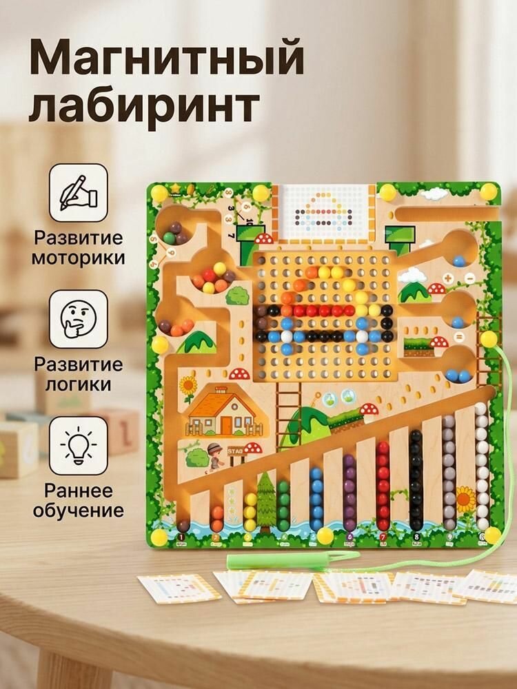 Игрушки лабиринты с магнитами