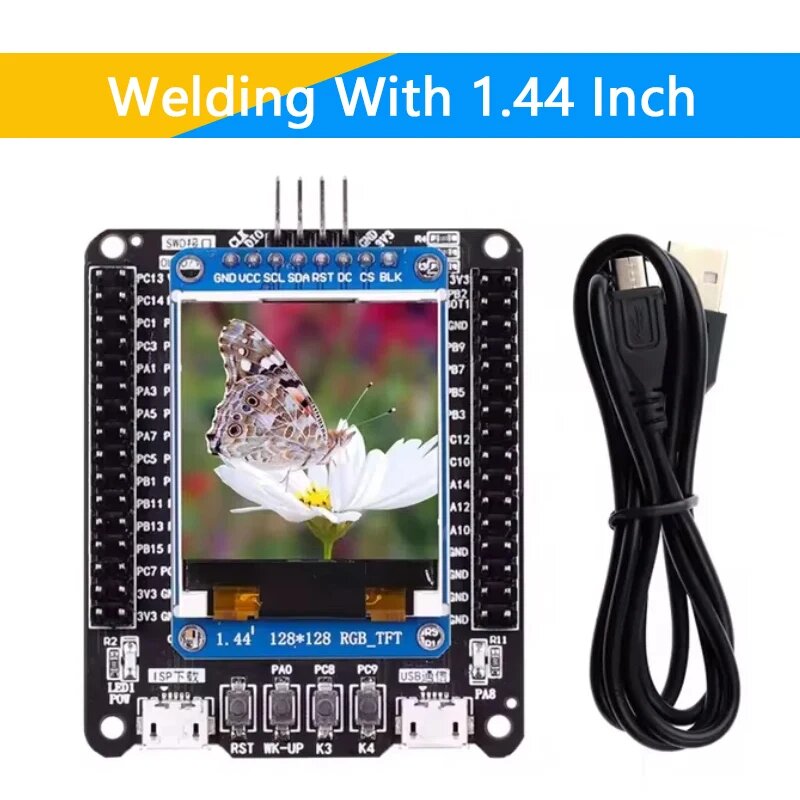 Плата разработки ARM STM32 Маленькая системная плата STM32F103RCT6 Макетная плата 51